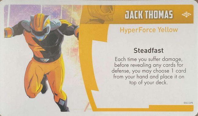 Jack Thomas (HyperForce Yellow) - Once A Ranger