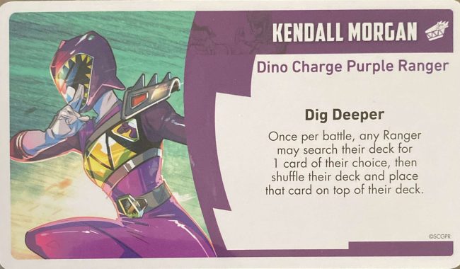 Kendall Morgan (Dino Charge Purple Ranger) – Once A Ranger