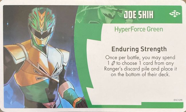 Joe Shih (HyperForce Green) - Once A Ranger