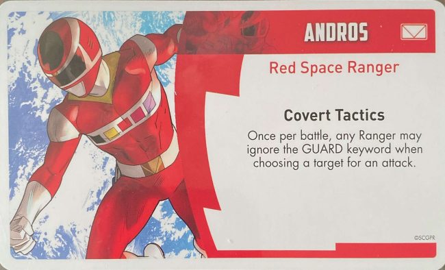 Andros (Red Space Ranger) – Once A Ranger
