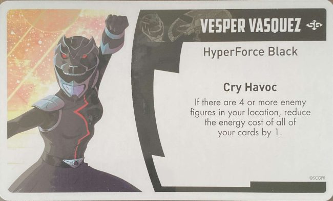 Vesper Vasquez (HyperForce Black) - Once A Ranger