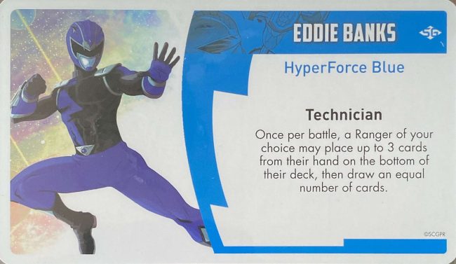 Eddie Banks (HyperForce Blue) - Once A Ranger