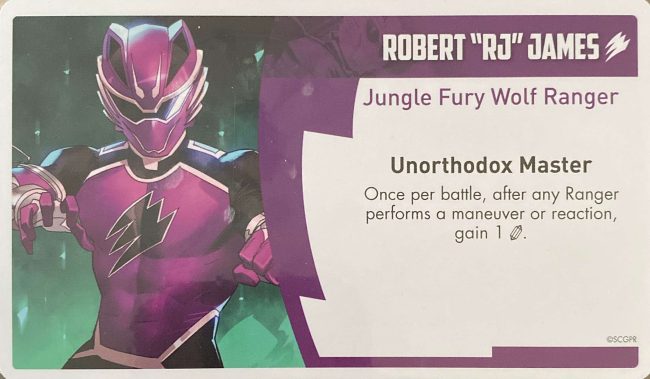 Robert “RJ” James (Jungle Fury Wolf Ranger) – Once A Ranger